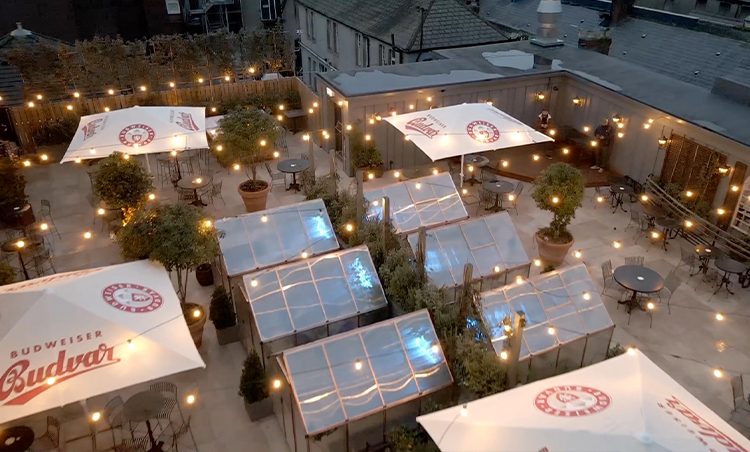 The Botanist Rooftop Winter Houses Return - It's On Cardiff