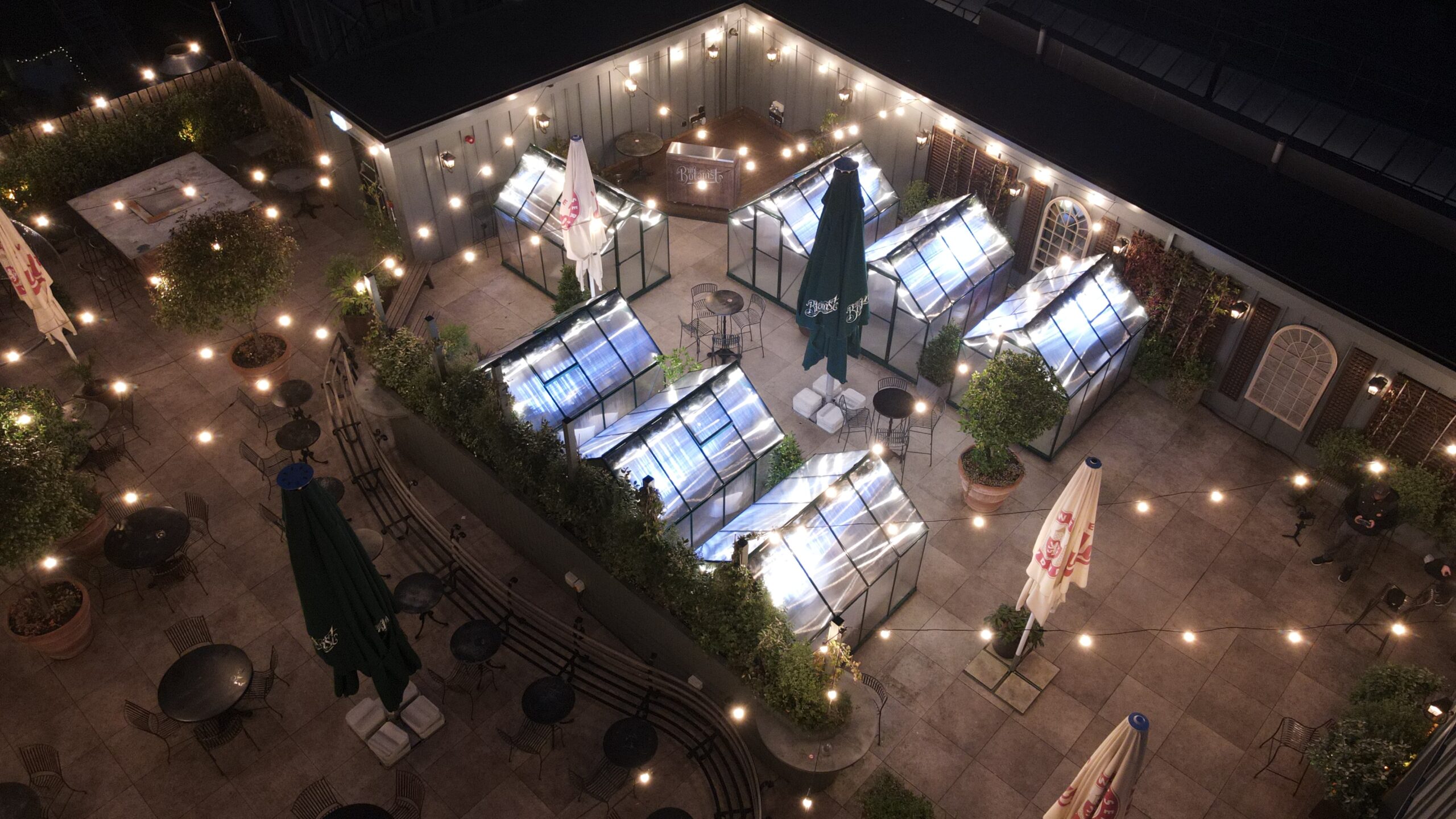 First Look At The Botanist’s Winter Rooftop Houses - It's On Cardiff