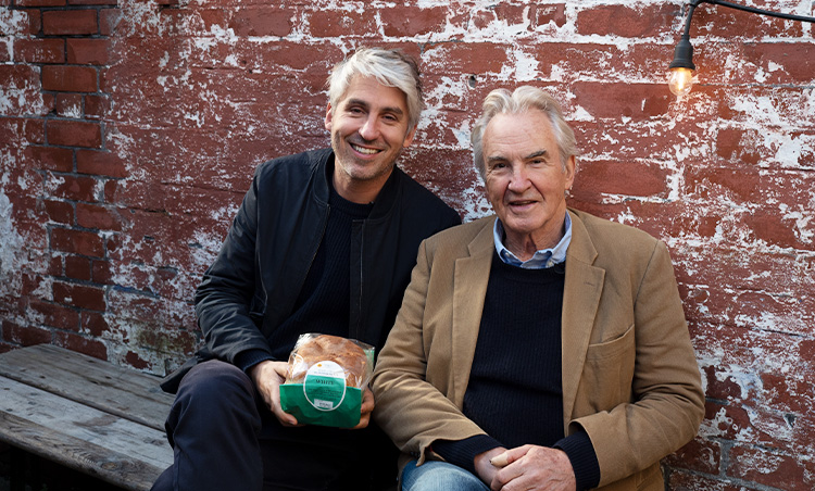 George and Larry Lamb are in M&S in Cardiff with their planet-friendly ...