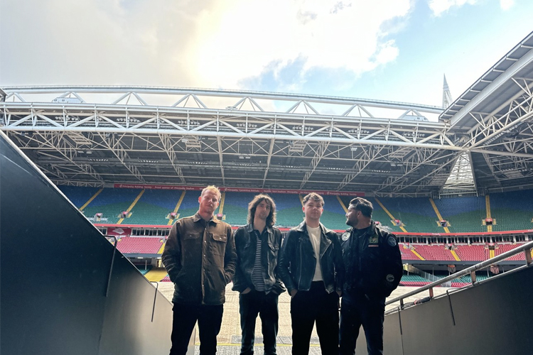 Cardiff Band HIMALAYAS perform on the Principality Stadium Roof - It's ...