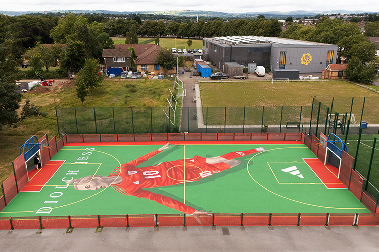Cardiff Pupils Help Create Striking Mural Celebrating Women’s EURO 2025 ...