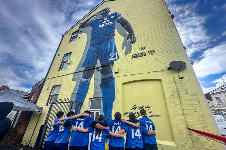 The Jaw-Dropping Sol Bamba Memorial Mural is Complete - It's On Cardiff
