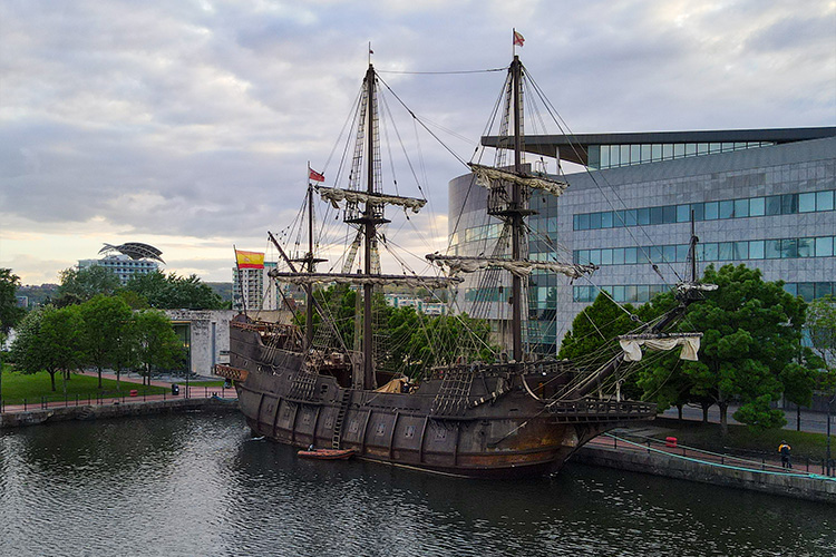 Working Spanish Galleon Set to Dock in Cardiff This Summer - It's On ...